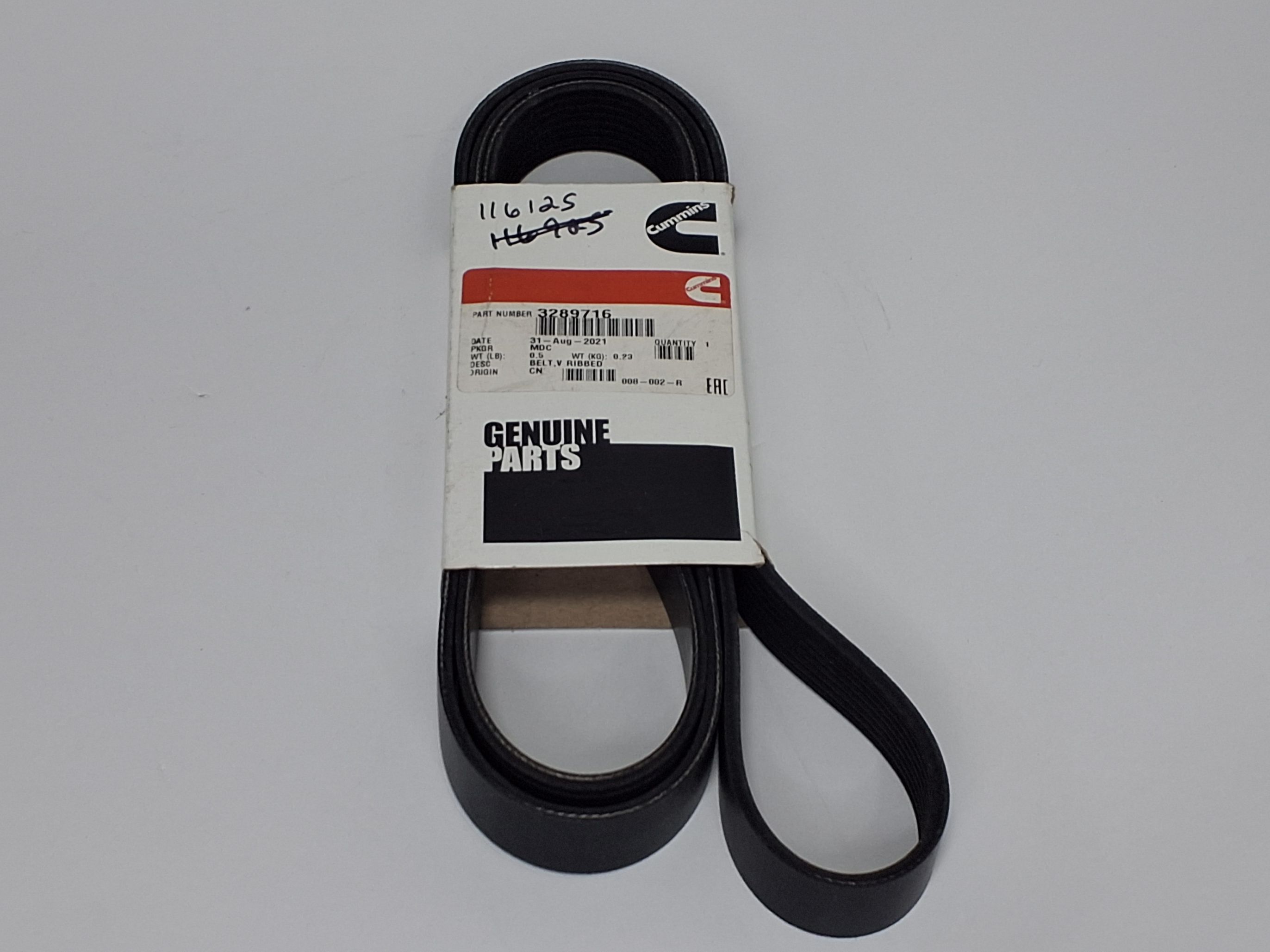 V-Belt #116125 Part For Sale (128380419) from Gil's Heavy Equipment ...